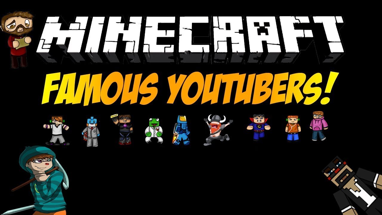 Famous Minecraft Youtubers (Guessing Game) - YouTube