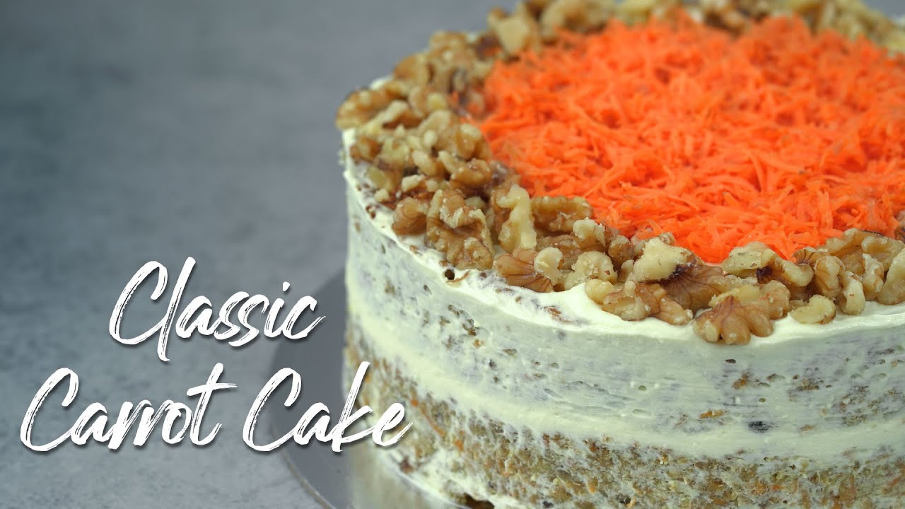 CLASSIC CARROT CAKE | Baking Simpol - YouTube