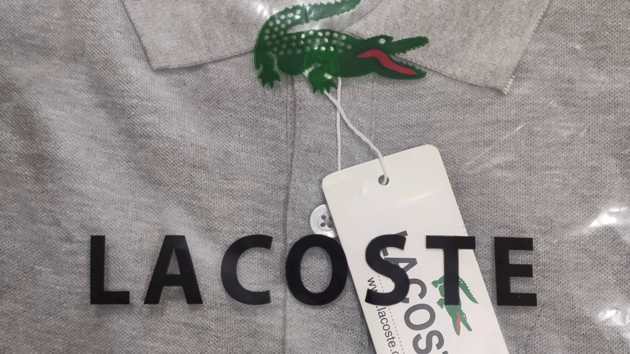 How to Identify Original LACOSTE POLO SHIRT - YouTube