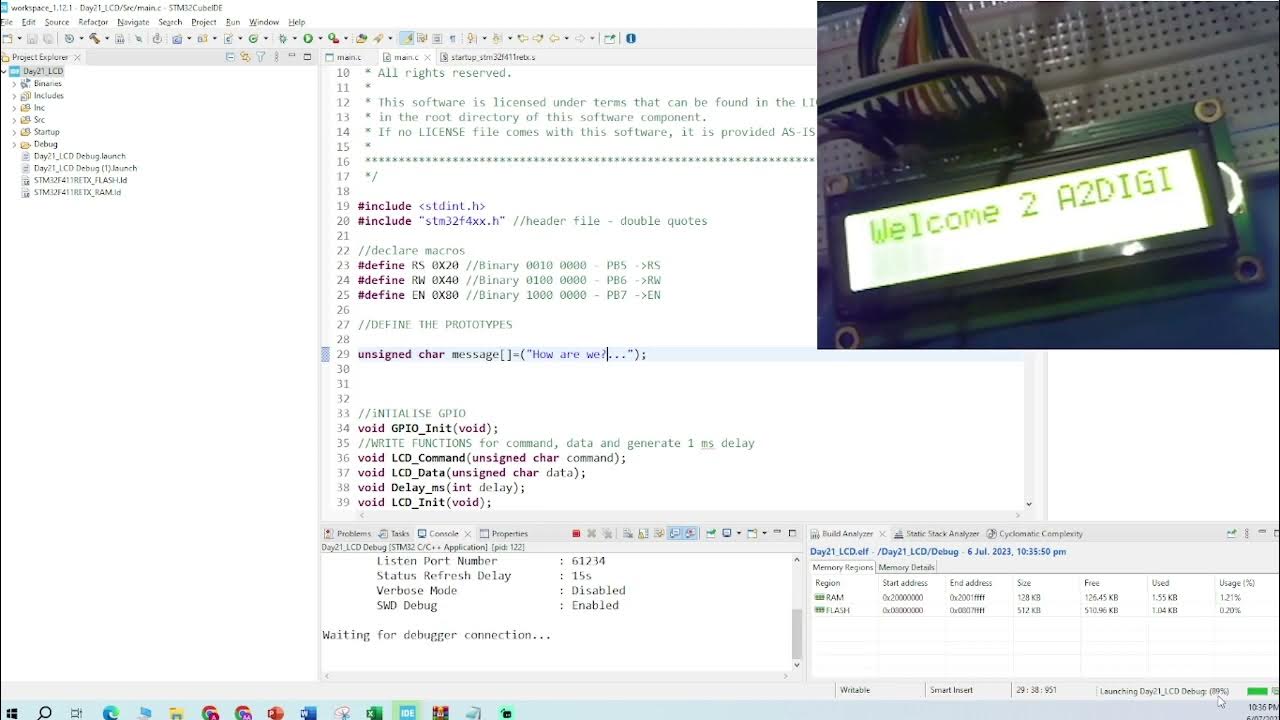 Day 21 ARM Cortex M4 Advanced Part 7 - YouTube