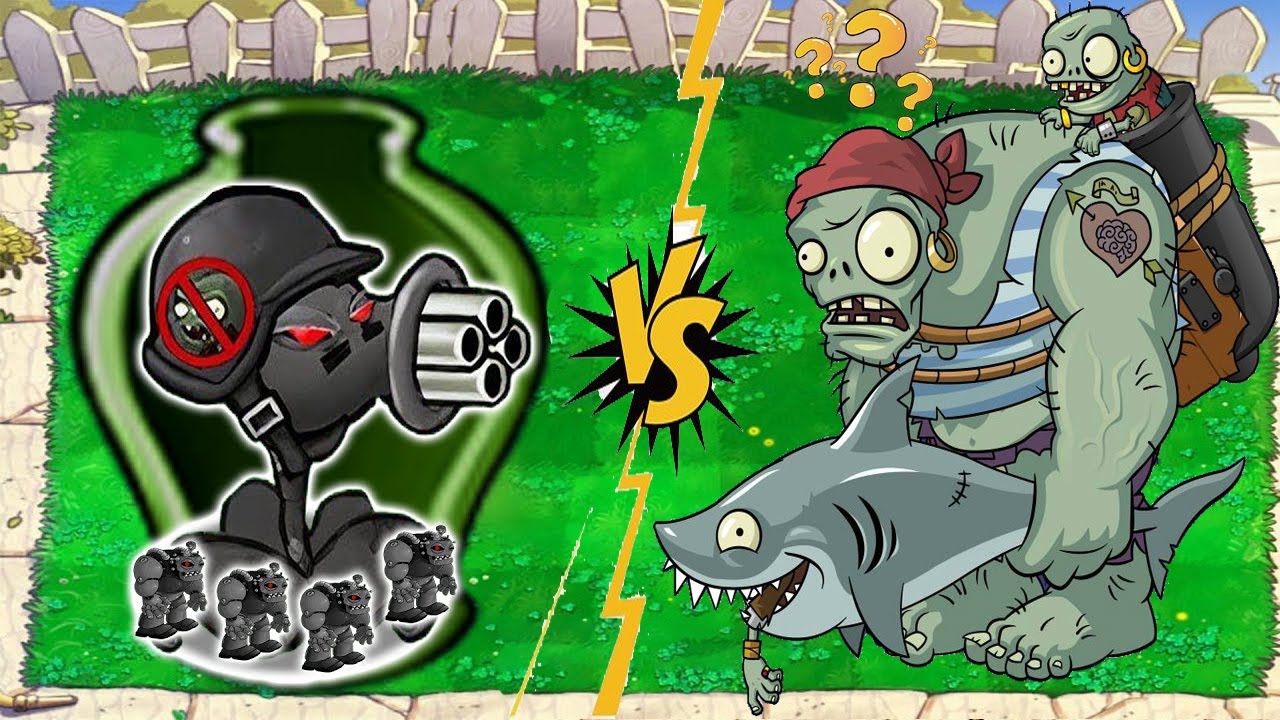 Doom Gatling Pea Vs Dr Zomboss pirate Plants Vs Zombies Battlez Intense ...