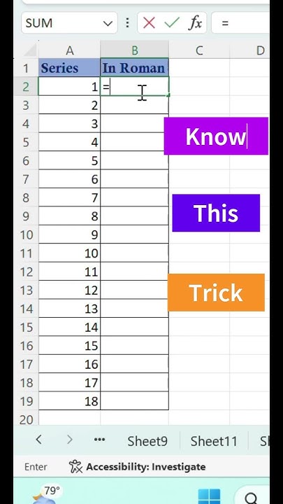 Amazing Excel Tricks 😮😮shortvideos Excelfunctions Newexcel