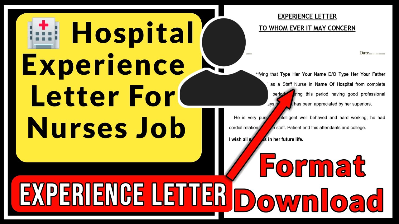 Experience Letter Staff Nurse||Expereince Letter Hospital||MEDICAL ...