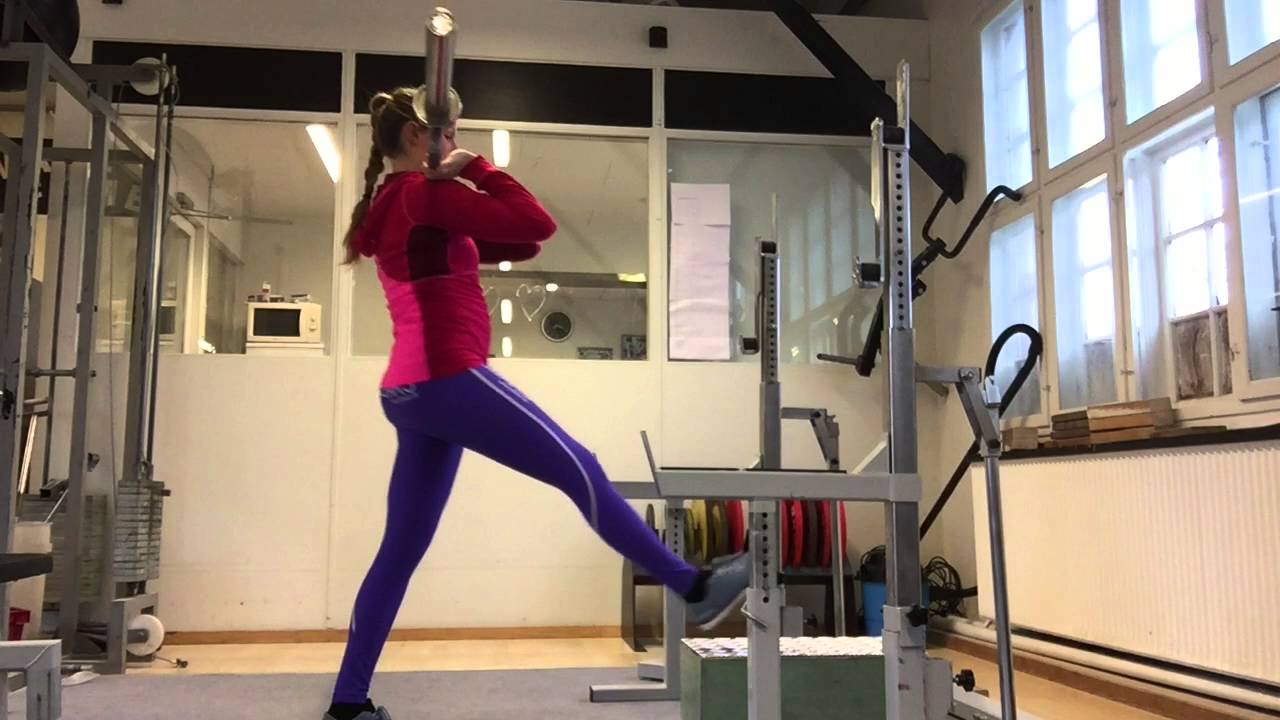 Split Squat, FFE BB in front - YouTube