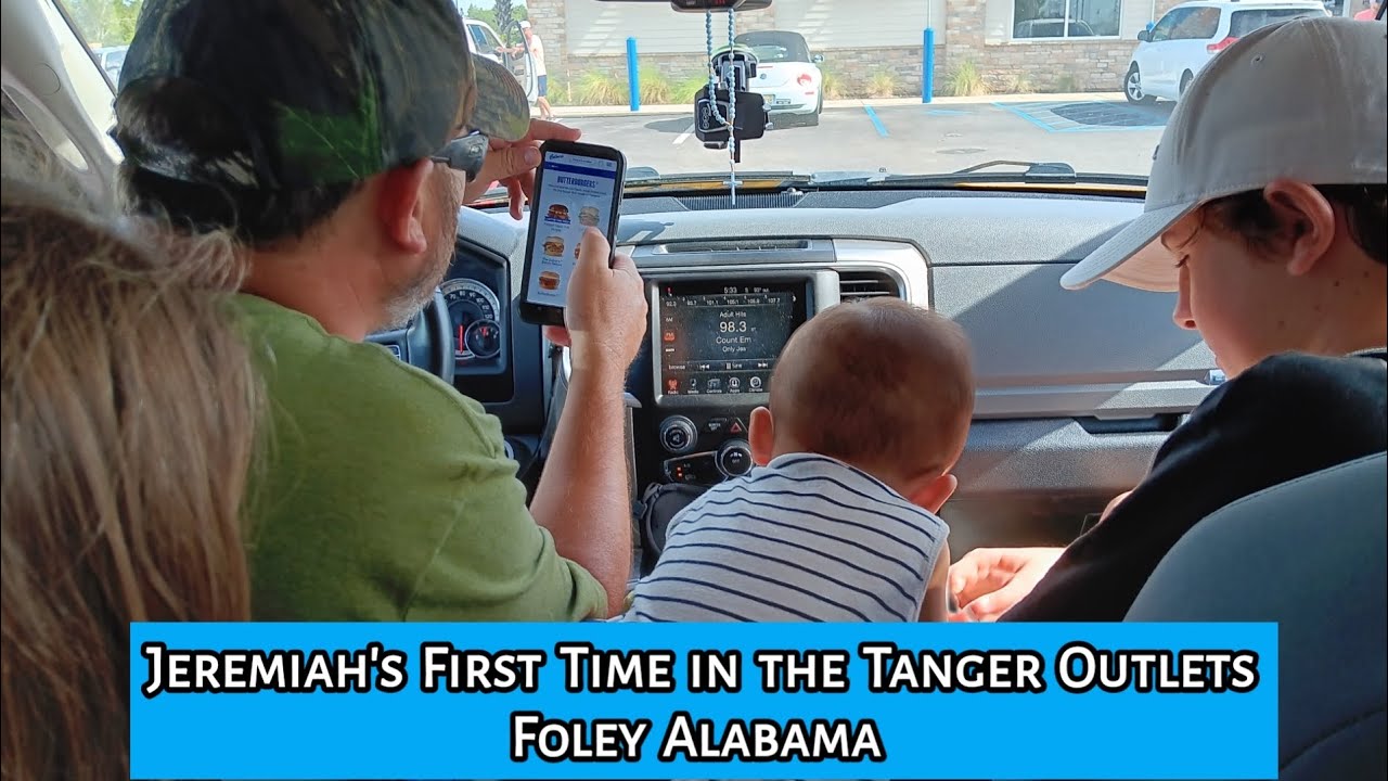 Jeremiah's First Time in the Tanger Outlets Foley Alabama USA - YouTube