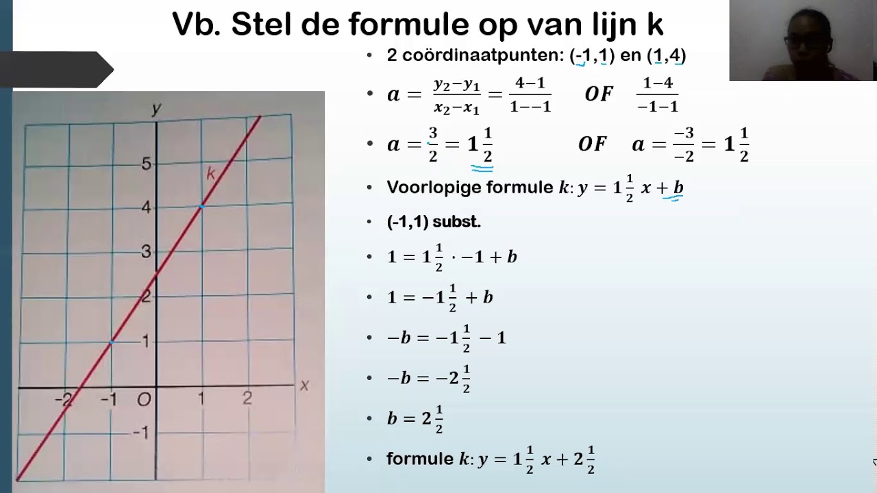 H1 paragraaf 2 Lineaire formules dl 2 (kl 3) - YouTube