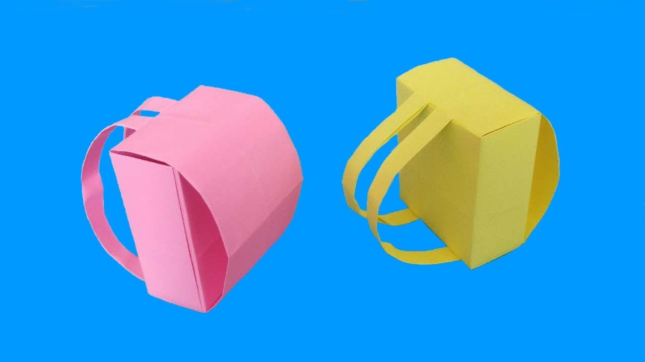 Origami How To Make A SCHOOL BAG DIY BACK TO SCHOOL YouTube origami-how-to-make-a-school-bag-diy-back-to-school-youtube