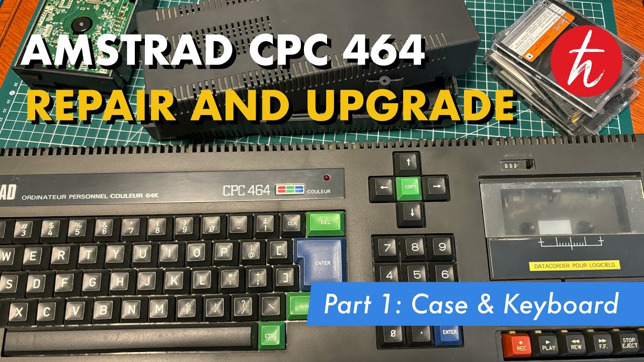 Amstrad CPC 464 - Part 1 (Case & Keyboard) - YouTube