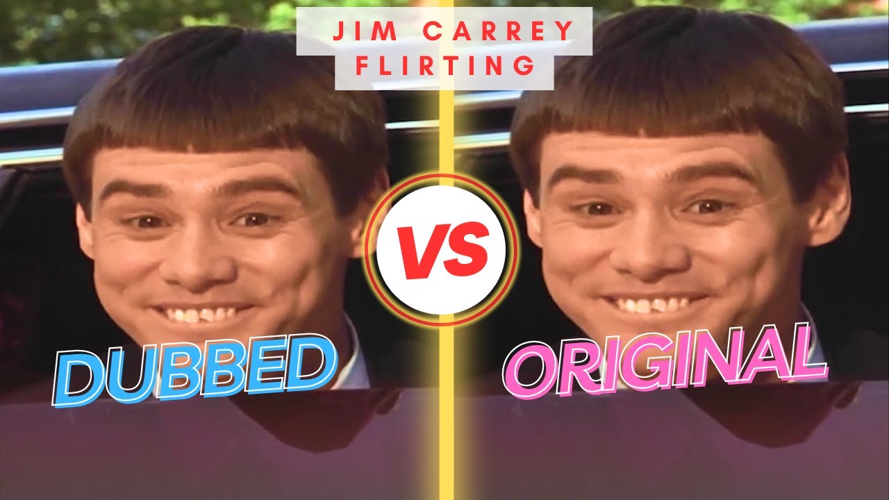 Dumb and Dumber Movie Clip: Jim Carrey Flirting Scene : Dubbed vs ...