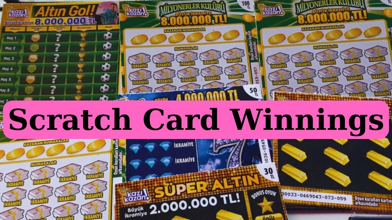 Scratch Card Weekend Chance Big Win - YouTube