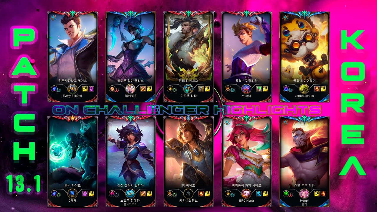 KOREA Challenger Match #674 Highlights Patch 13.1 [HyBriD, PangSu ...