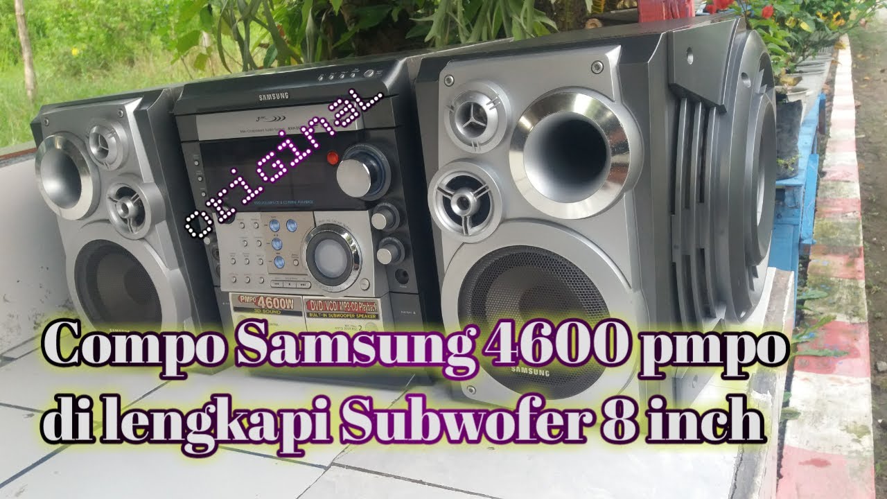 Compo Samsung 4600 PMPO original - YouTube