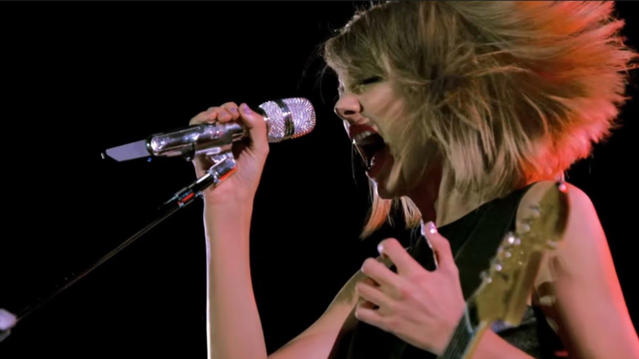 taylor swift performing rock versions of her songs - YouTube