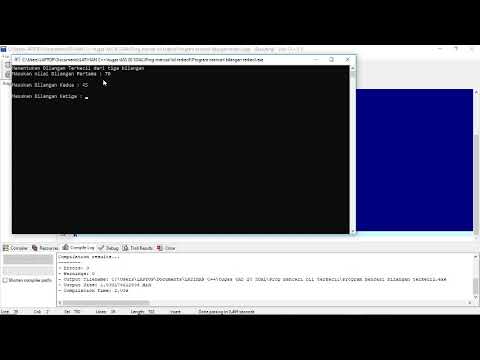 Program Mencari Bilangan Terkecil - YouTube