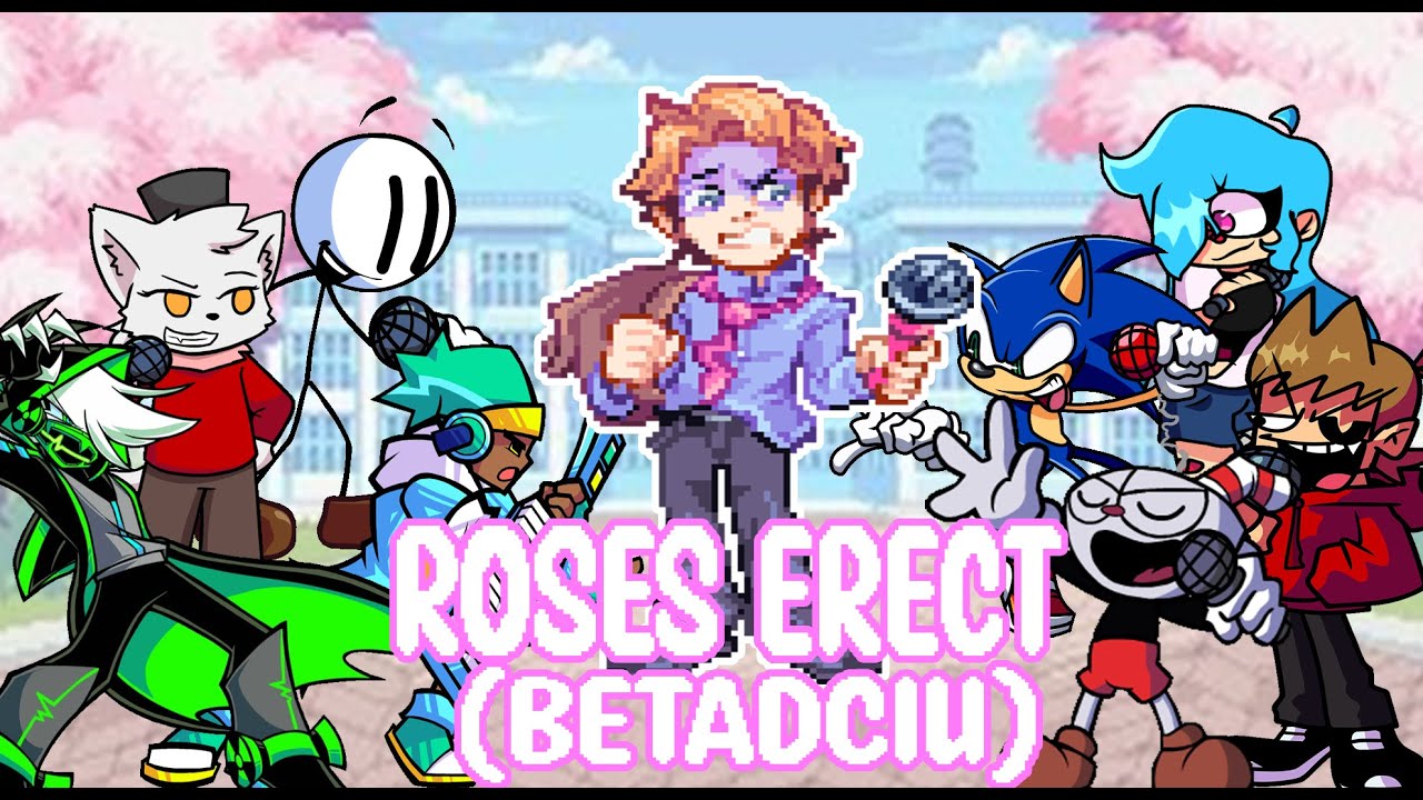 Roses Erect Pero Diferentes Personajes Lo Cantan 😎💙 (FNF Pero Todos ...