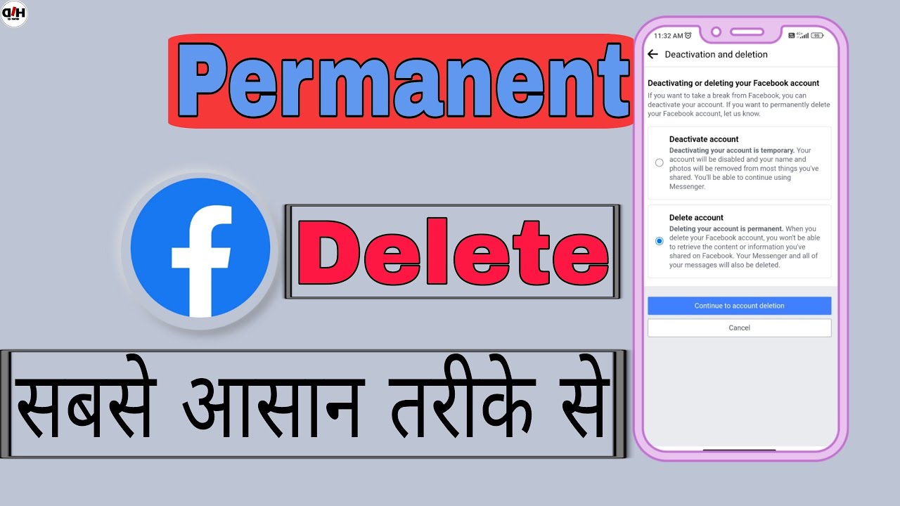 Delete Permanently Facebook Account|| By Digital indian helper - YouTube