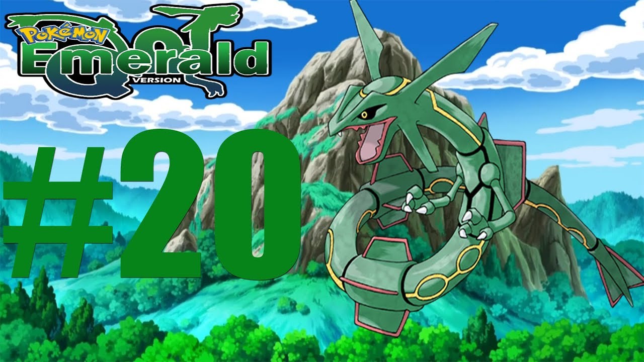 Pokemon Emerald #20 (Легендарный Покемон - Райкваза) - YouTube
