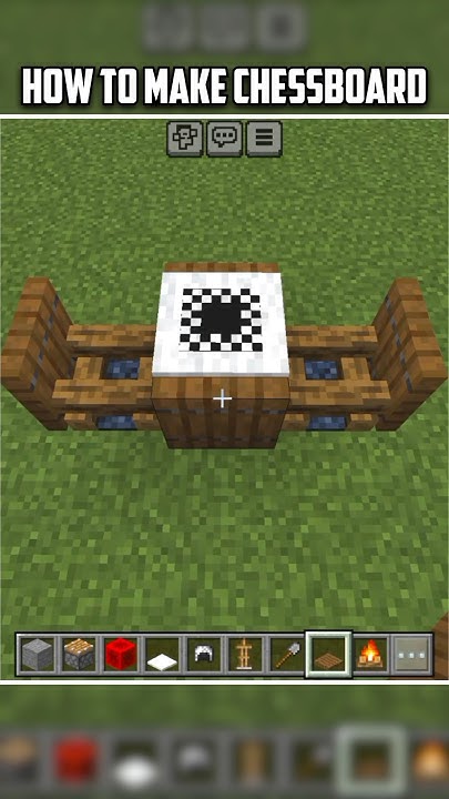 HOW TO MAKE CHESSBOARD IN MINECRAFT #shorts #ytshorts #minecraft #viralshorts - YouTube