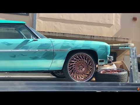 Bigg Money Blue Drops Rose Gold 26 inch Amani Forged Rims on the Vert ...