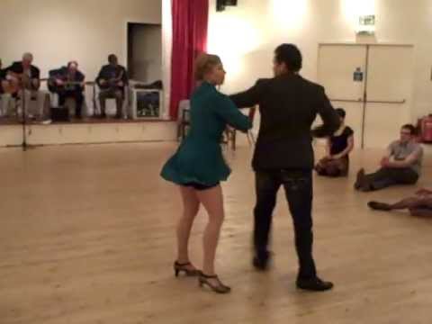 Mickey Fortanasce & Kelly Arsenault at Edinburgh Balboa Weekend 2012 ...