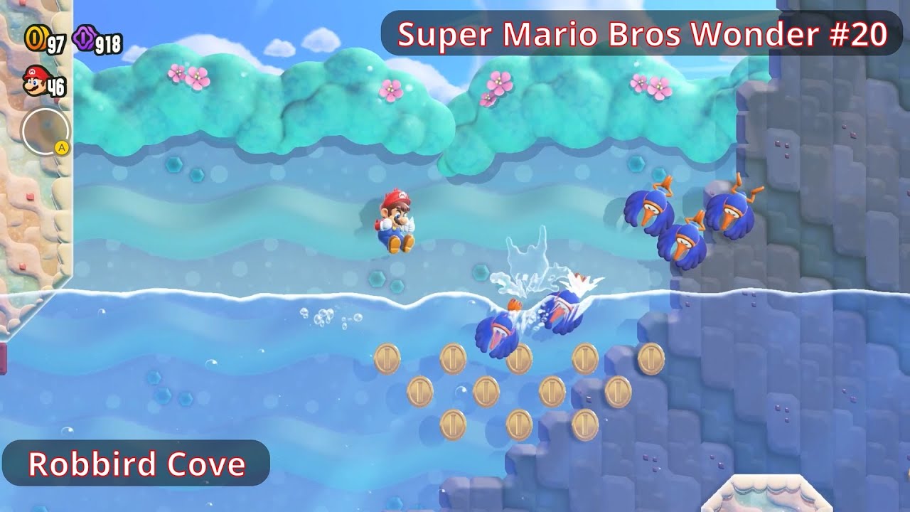 Super Mario Bros Wonder - EP20 - Robbird Cove 100% - YouTube