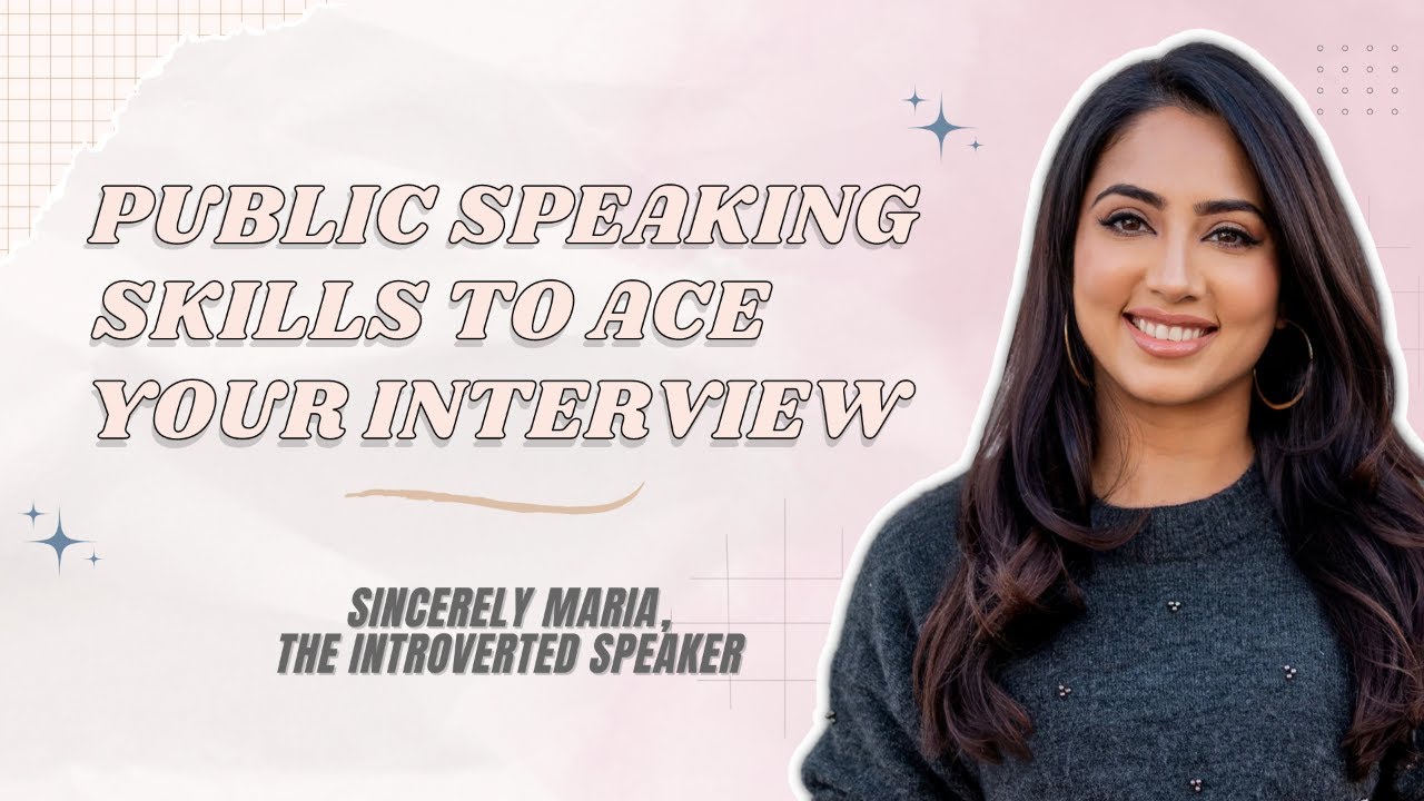 Public Speaking Skills to Ace Your Interviews - YouTube