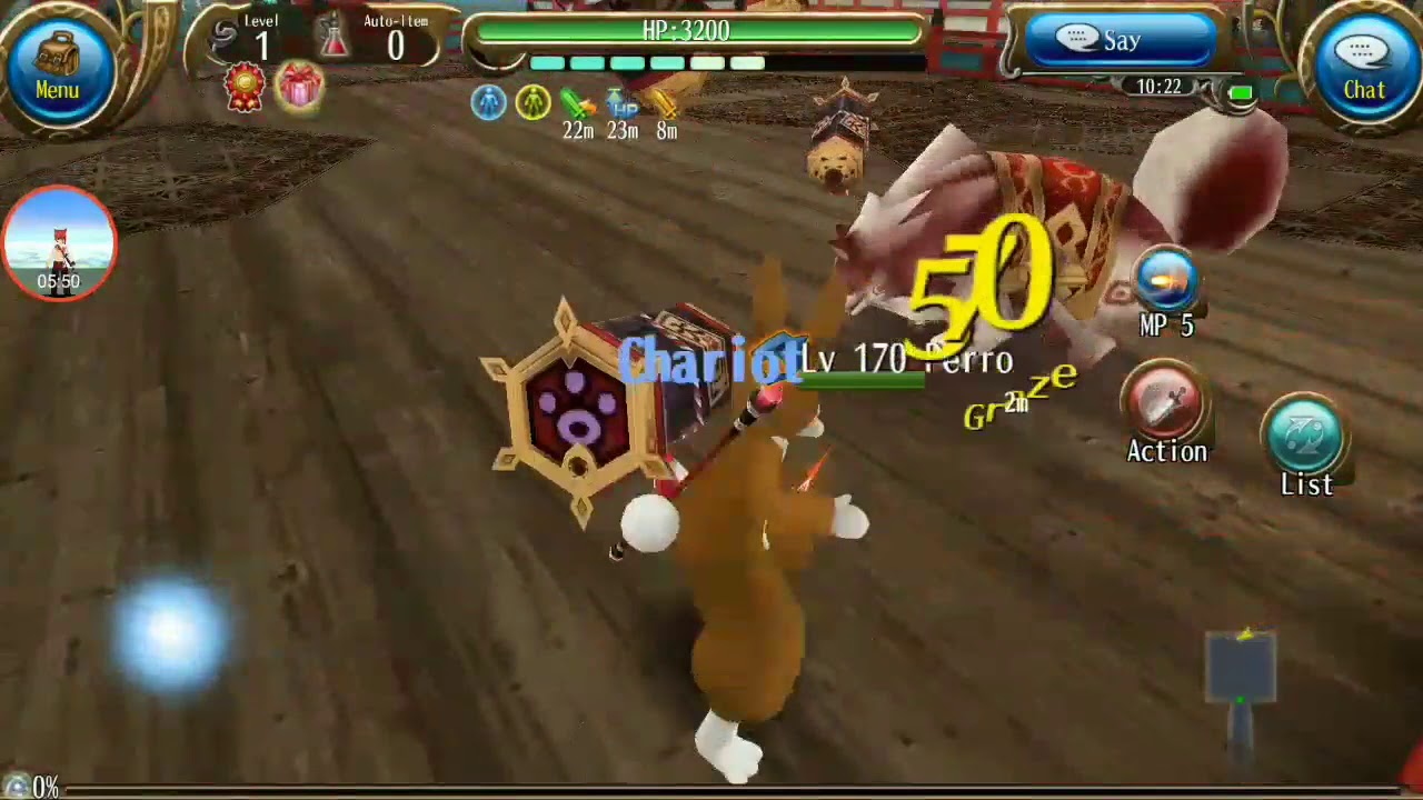 Toram Super Lv1 VS Perro Lv170 - YouTube