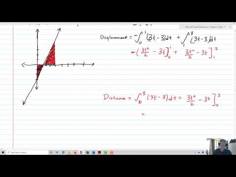 Displacement vs. Distance with Integrals - YouTube