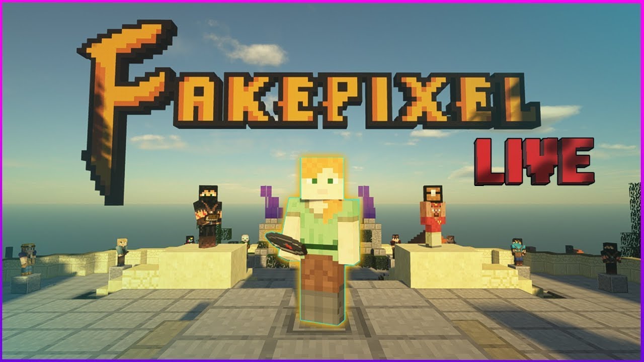 Minecraft Fakepixel Live Stream First Time - YouTube
