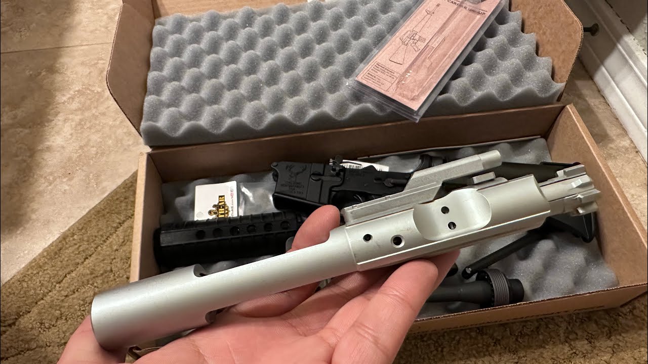 Brownells Retro Series Chrome M16 BCG unboxing and Initial Review - YouTube