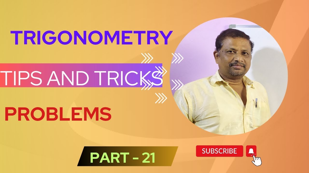 Trigonometry Tips And Tricks Problems Youtube 2307