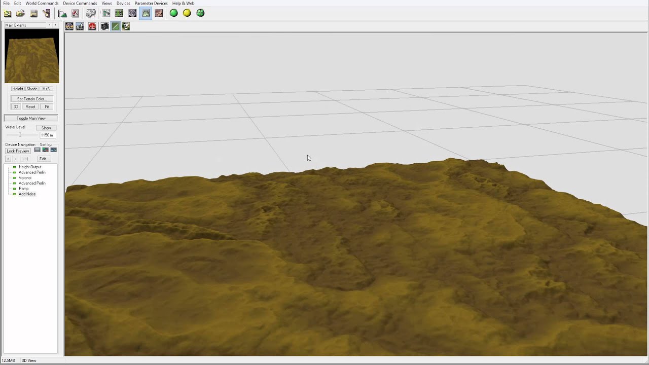 Modeling sharp hills terrain in World Machine - YouTube