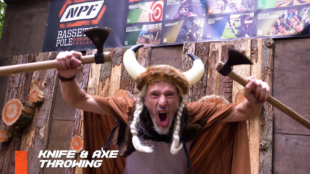 Axe Throwing Birmingham (youtube) - YouTube