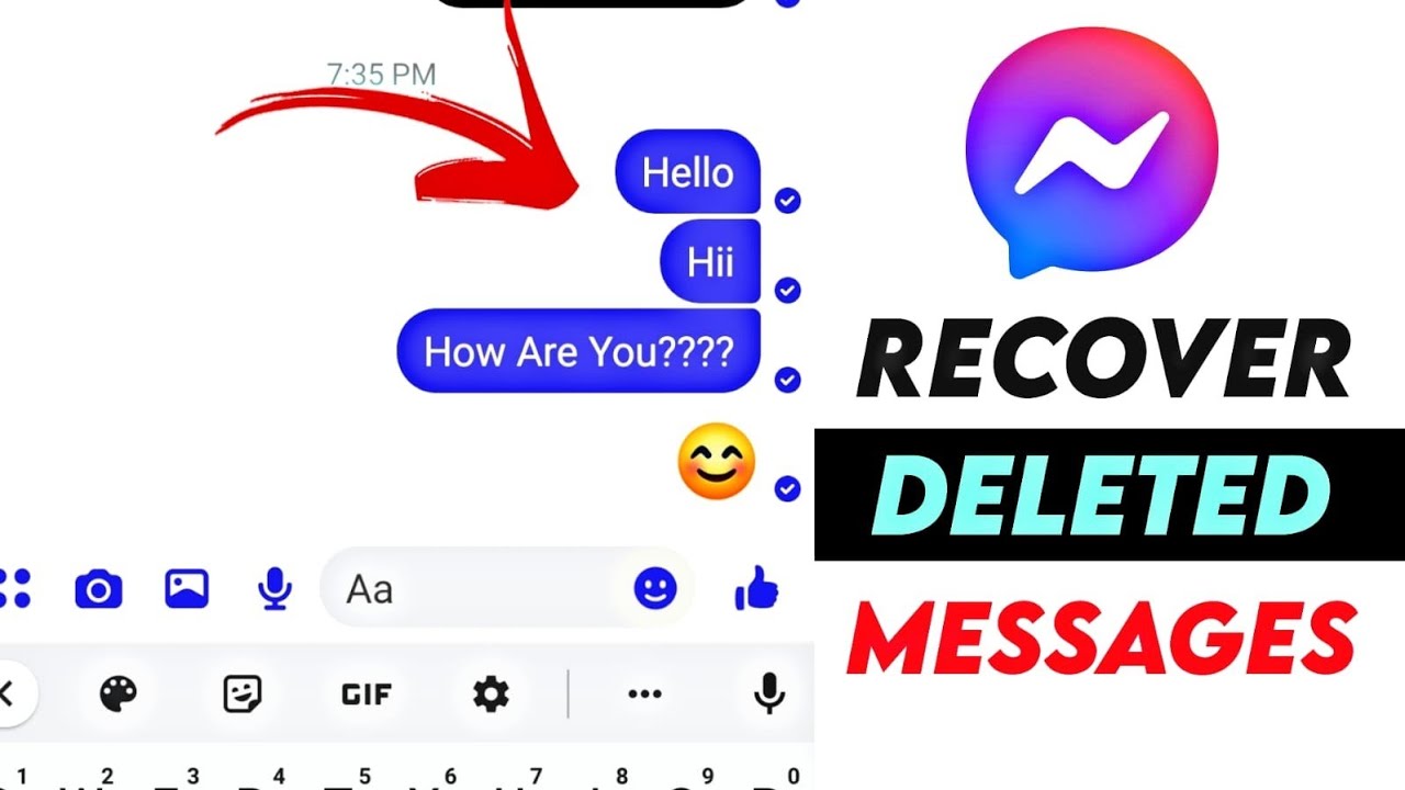How to RECOVER DELETED MESSAGES ON MESSENGER | Recover Deleted Facebook ...