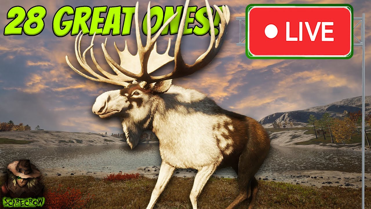 *28 GREAT ONES* Chasing The Great One Moose On A NEW MAP! Call of the ...