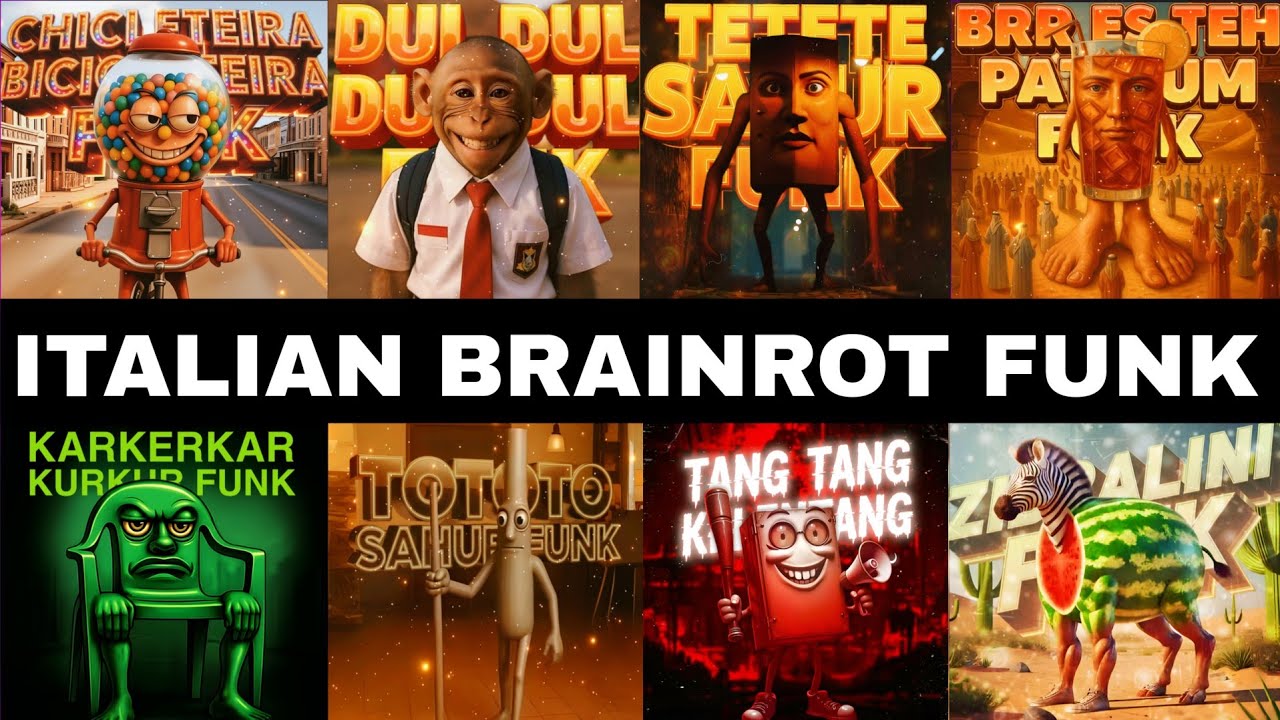 ALL ITALIAN BRAINROT ANIMALS MEME FUNK - YouTube
