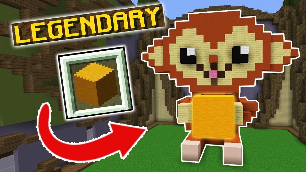 GIVE THIS MONKEY LEGENDARY (Minecraft Build Battle) - YouTube