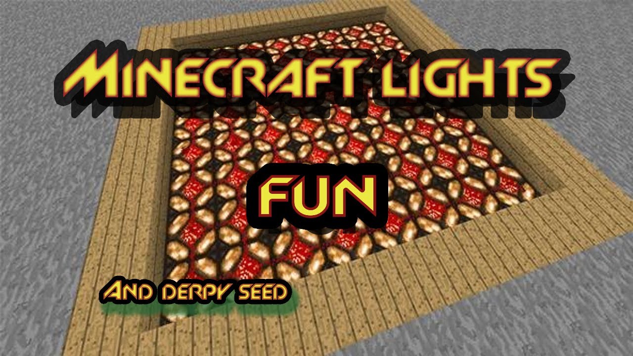 minecraft how to make a factory lights(easy) - YouTube