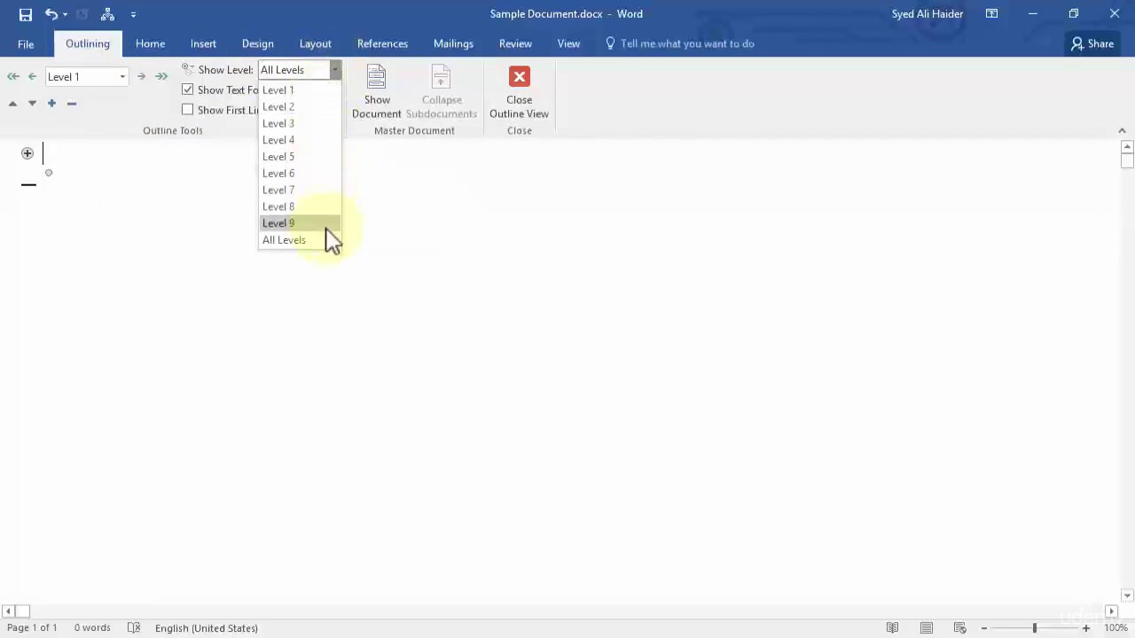 Outline View - YouTube