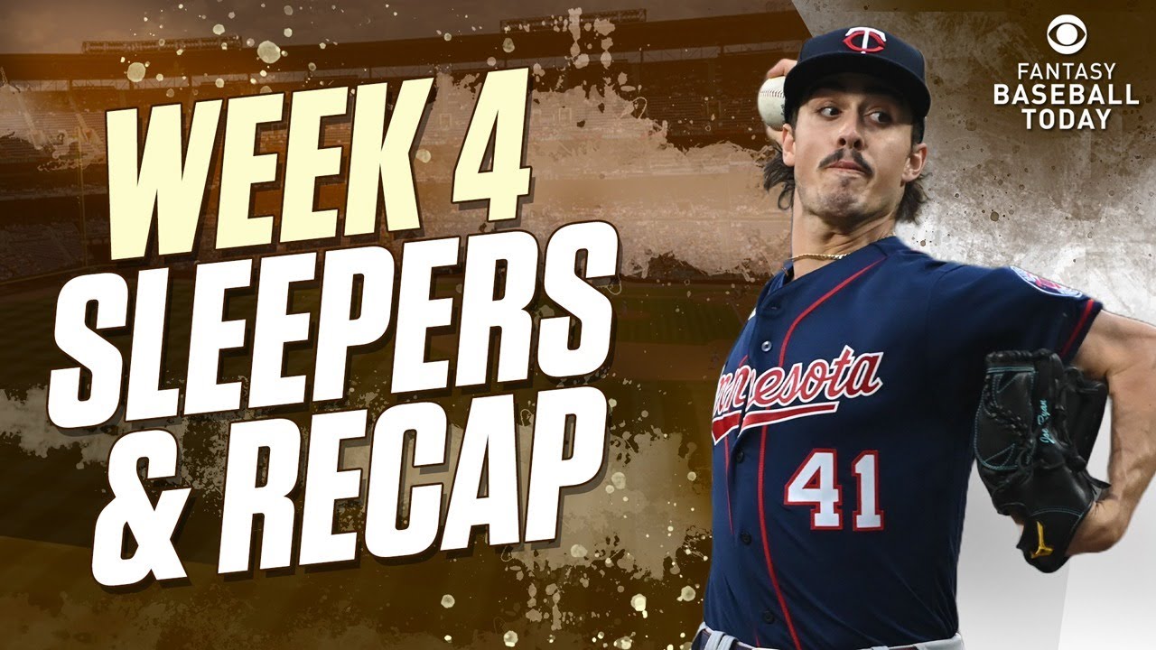 Joe Ryan Dominates, Jeffrey Springs Hurt & Week 4 Sleepers! | Fantasy ...