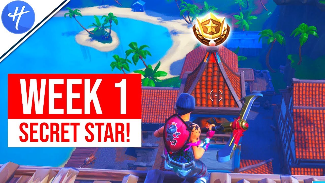 FORTNITE WEEK 1 SECRET STAR LOCATION! (Season 8 Week 1 loading screen ...