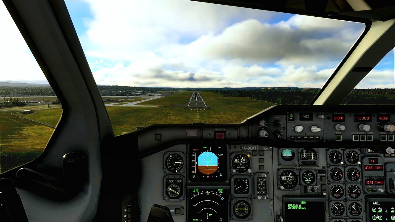 Microsoft Flight Simulator - Airbus A310 Landing in Edinburgh | 60FPS ...