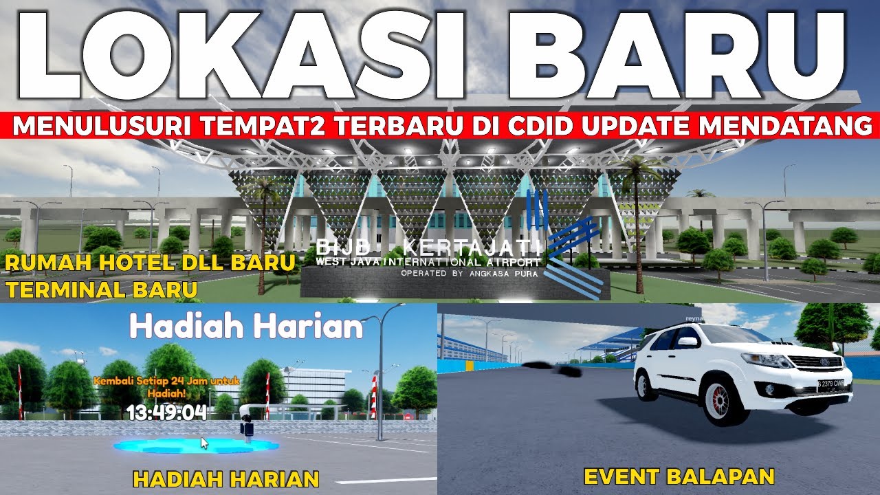 Ada Bandara Baru Event Balapan & Gacha Gratiss Bisa Kaya NiMah - Roblox ...