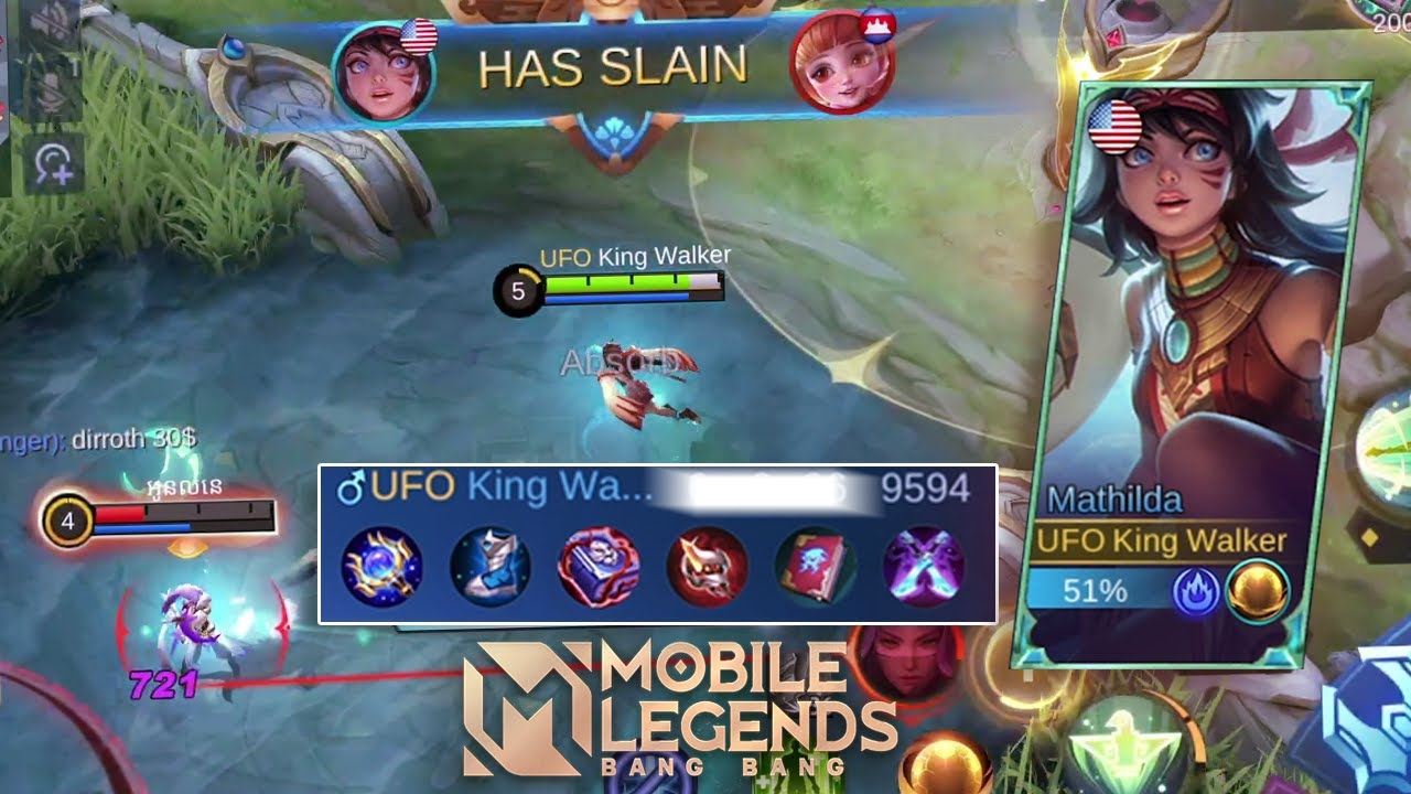 Mathilda Perfect Support Gameplay [Top 1 Global Mathilda Build ...