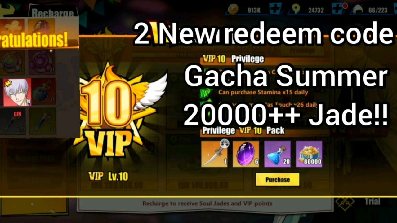 Bleach Eternal Soul - 20000++ jade untuk Gacha Summer & Up VIP 10 - YouTube