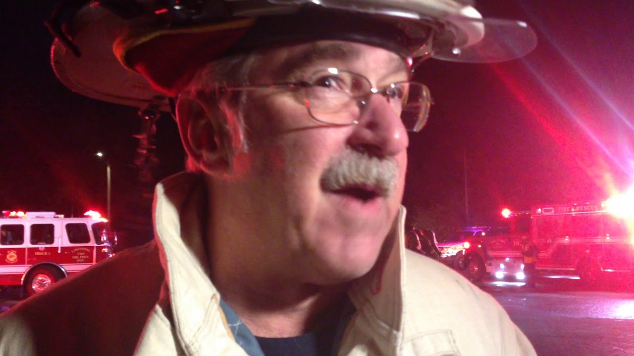 Limestone Township Fire Chief Larry Gilmore at Raber Packing fire - YouTube
