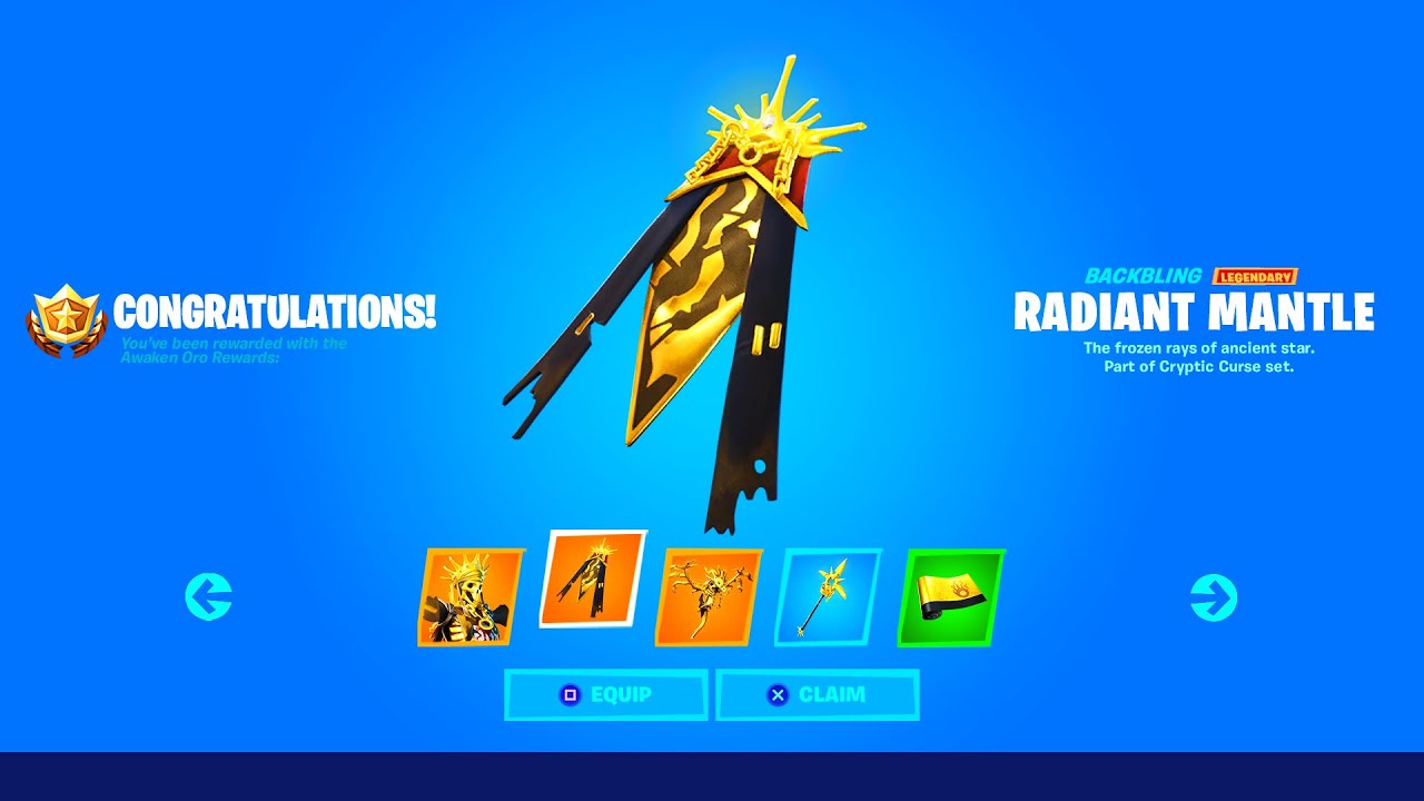 *FREE* AWAKEN ORO Rewards in Fortnite! (New Challenges) - YouTube