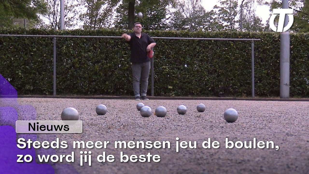 Steeds meer interesse in jeu de boules, zo word jij de beste - YouTube