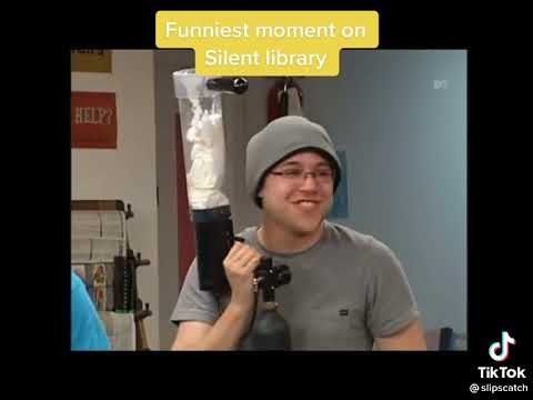 Funniest moment on silent library