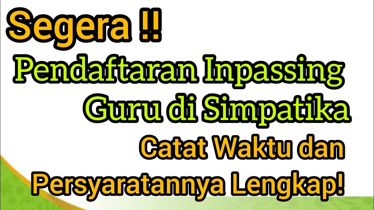 Inpassing, Kesetaraan Jabatan Dan Pangkat Bagi Guru Madrasah, Catat ...